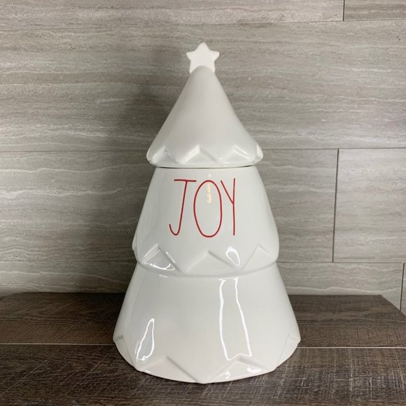 Rae Dunn | Holiday | Rae Dunn Joy Christmas Tree Canister | Poshmark